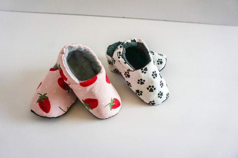 Easy Sew Baby Shoes Sewing Pattern & Sewing Tutorial | Baby Shoes ...