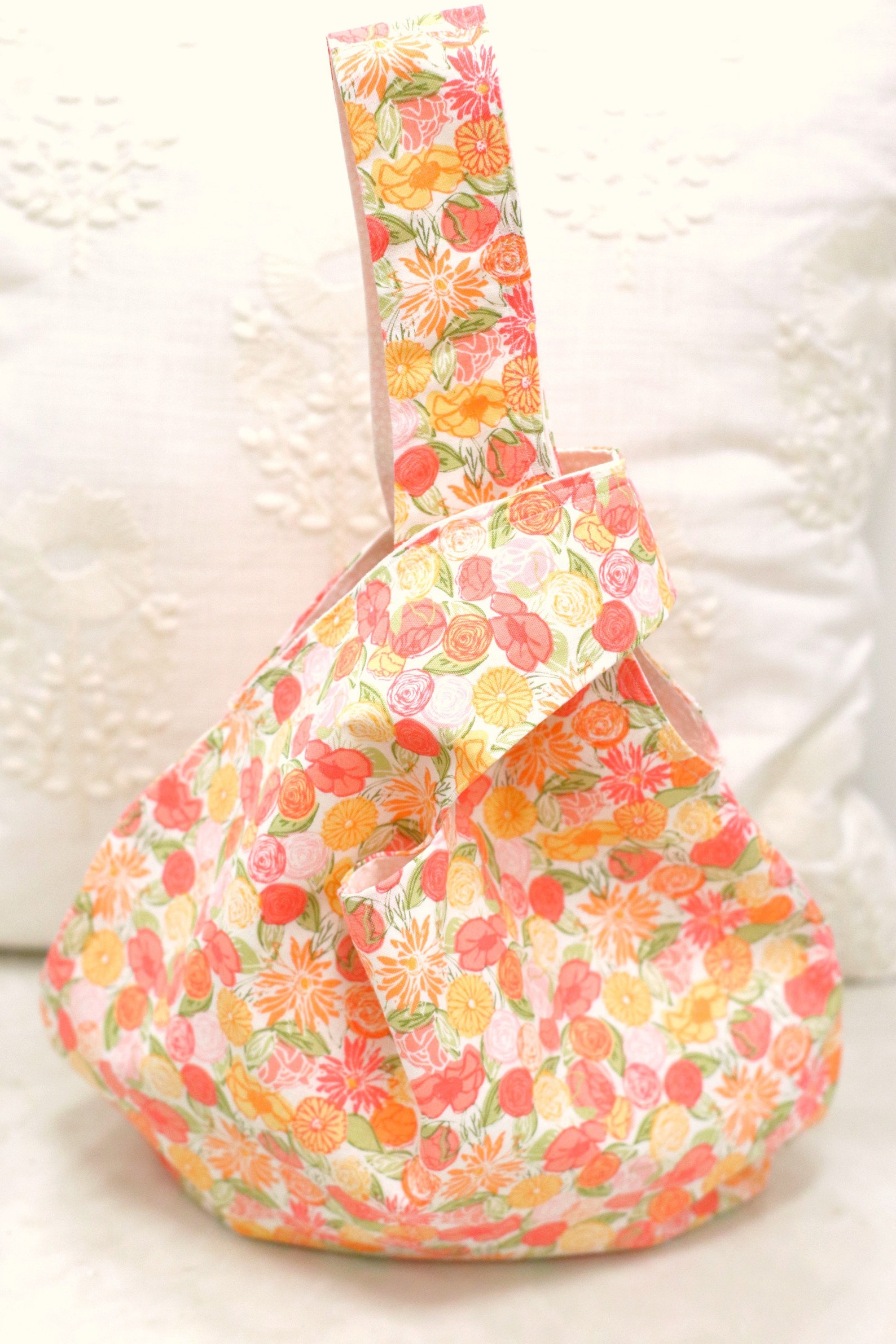 Japanese Knot Bag Sewing Pattern & Sewing Tutorial Knot Bag Pattern ...