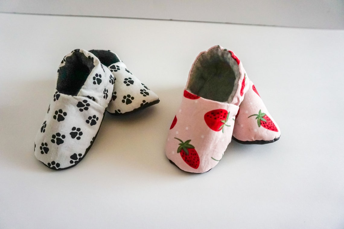 Easy Sew Baby Shoes Sewing Pattern & Sewing Tutorial | Baby Shoes ...