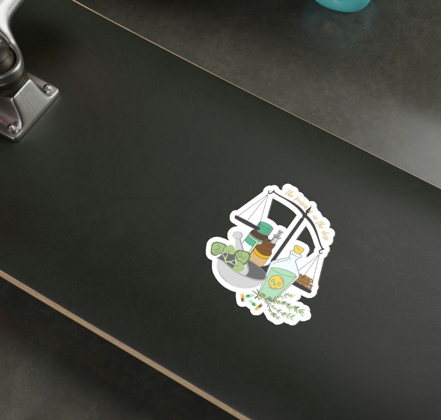 The Poison is in the Dose Sticker - Etsy