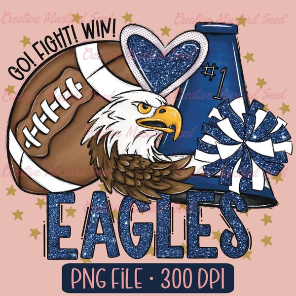 Indians Football Cheer Mascot PNG Sports Digital File, Cheerleading ...