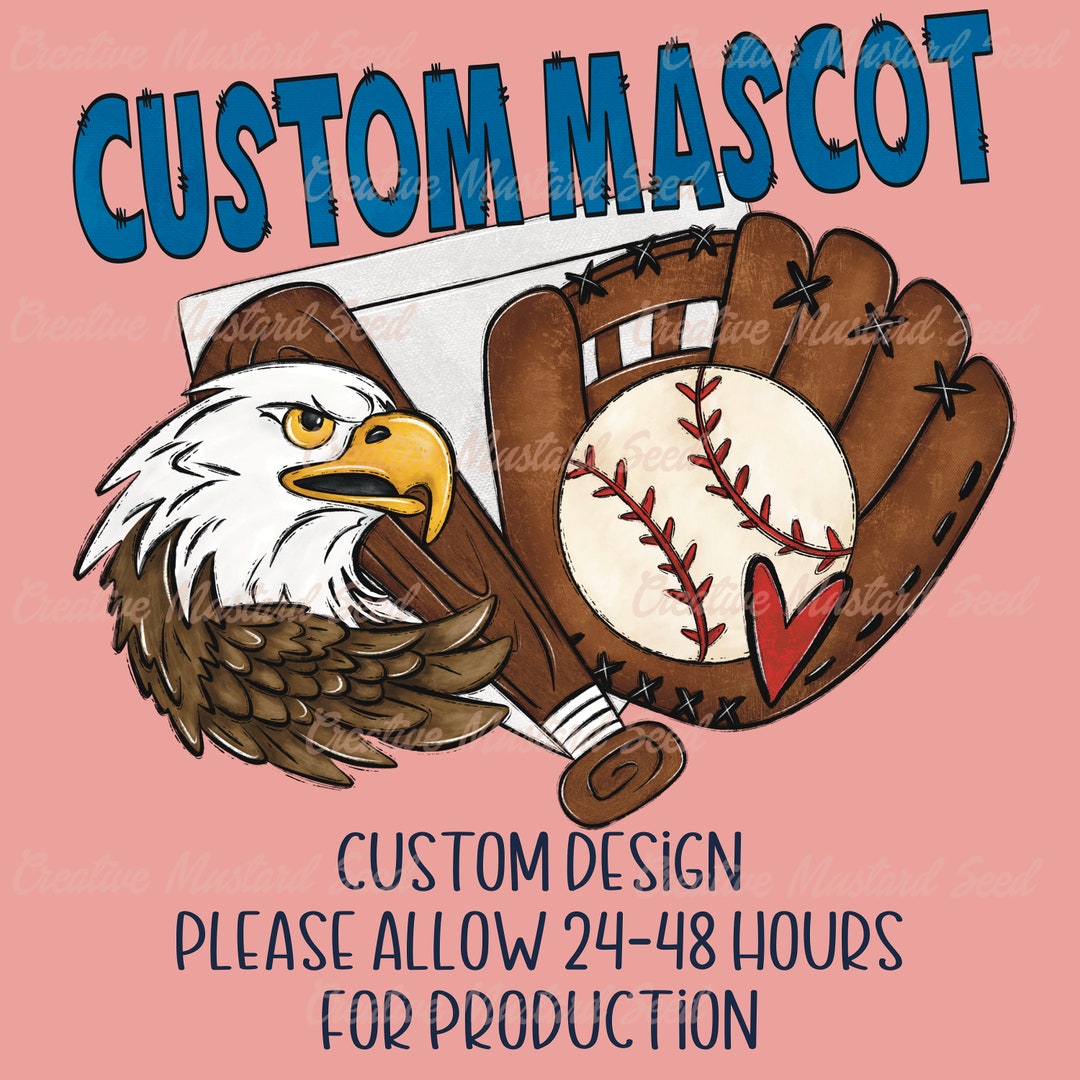 Custom Baseball Mascot Design Request PNG File- Sports Digital File ...
