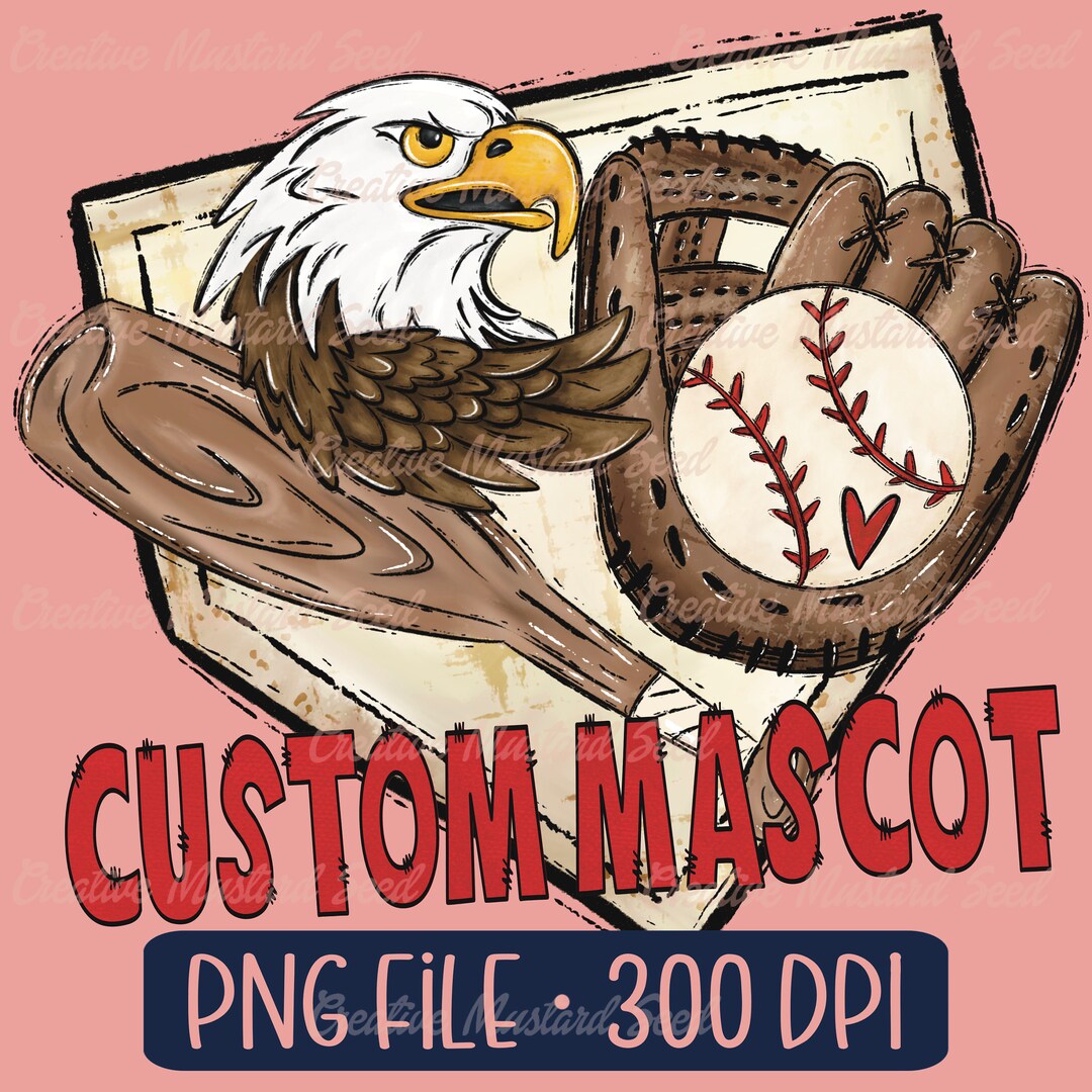 Custom Baseball Mascot Design Request PNG File- Sports Digital File ...