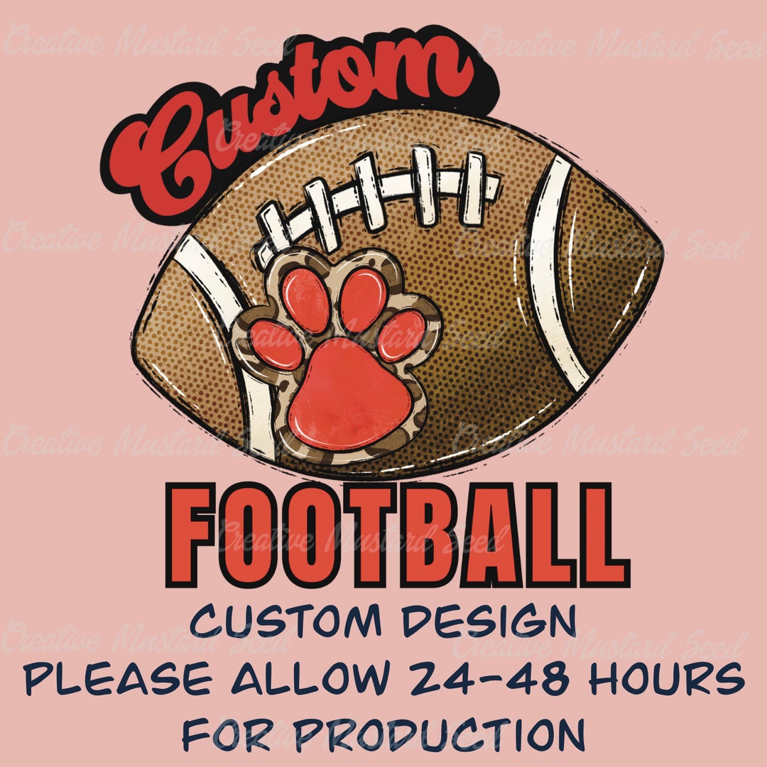 Custom Football Mascot Design Request PNG- Sports Digital File ...