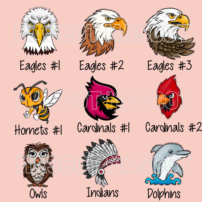 Custom Football Cheer Mascot Glitter PNG- Sports Digital File ...