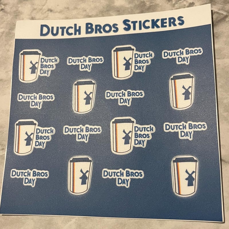 Dutch Bro Sticker - Etsy