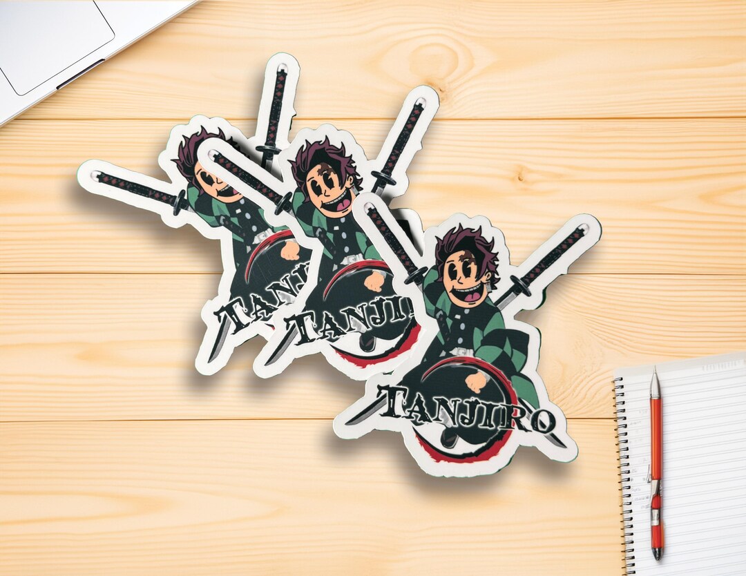 Demon Slayer Tanjiro Sticker - Etsy