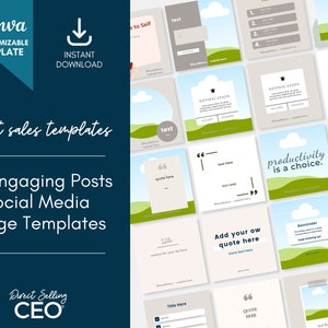 Direct Sales Social Media Instagram Engagement Posts, Canva Instagram ...