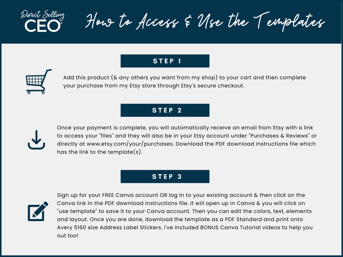 Customizable Catalog Label, Editable Address Label Canva Template ...