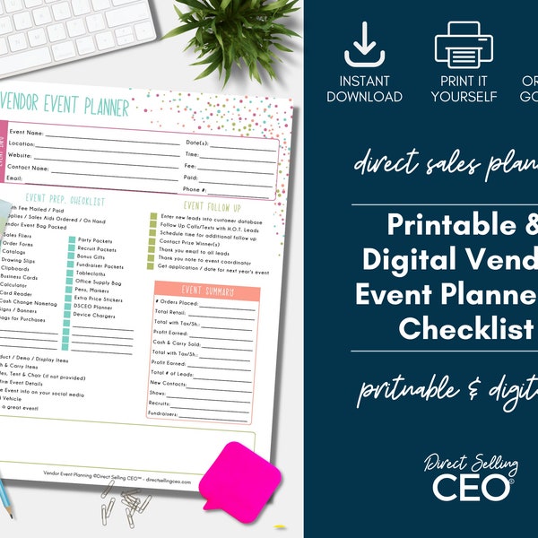 Vendor Event Checklist - Etsy