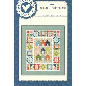 To Each Their Home Quilt Pattern - Pieces From My Heart - Etsy