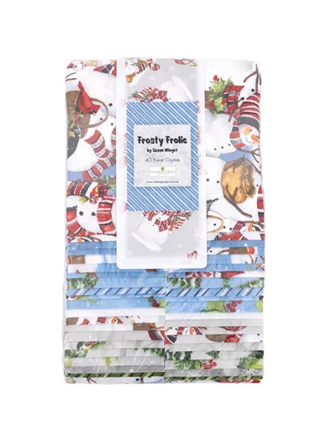 Frosty Frolic Jelly Roll 40/pkg. - Susan Winget - Wilmington Prints - Etsy