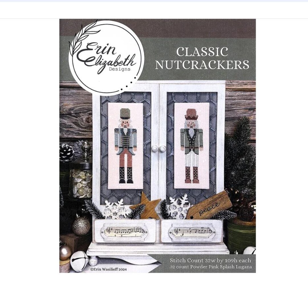 Classic Nutcrackers Cross Stitch Pattern - Erin Elizabeth Designs - Etsy