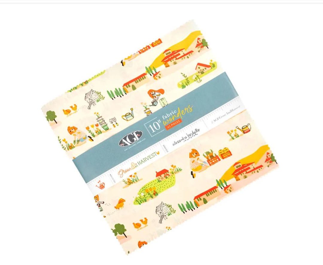 Grow and Harvest Layer Cake 42/pkg. - Alexandra Bordallo - Art Gallery Fabrics - Etsy