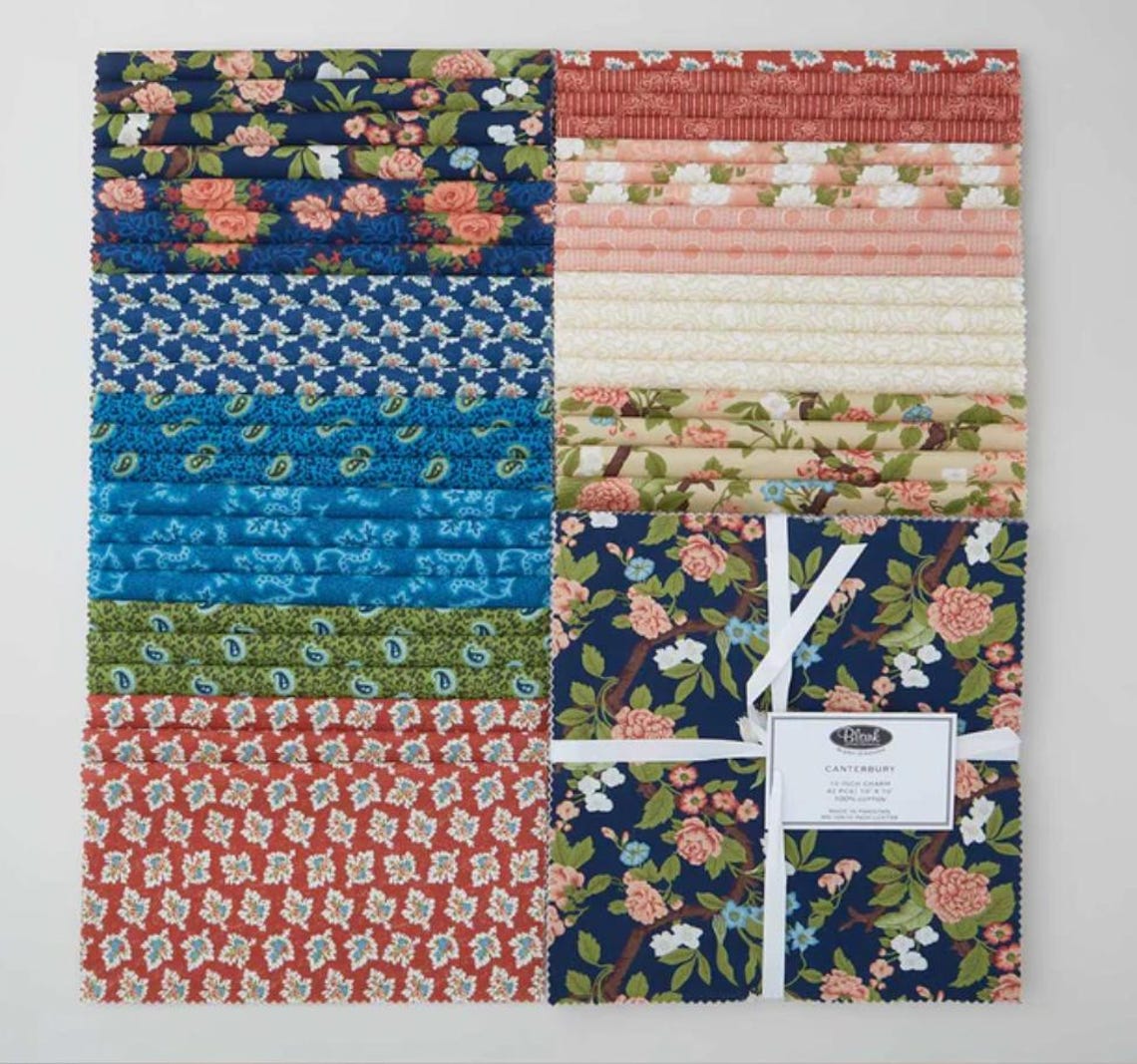 Canterbury Layer Cake - Blank Quilting Co - Etsy
