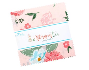 Afternoon Tea 5 Stacker Charm Pack by Beverly Mccullough for Riley Blake Designs 42 5-inch ...