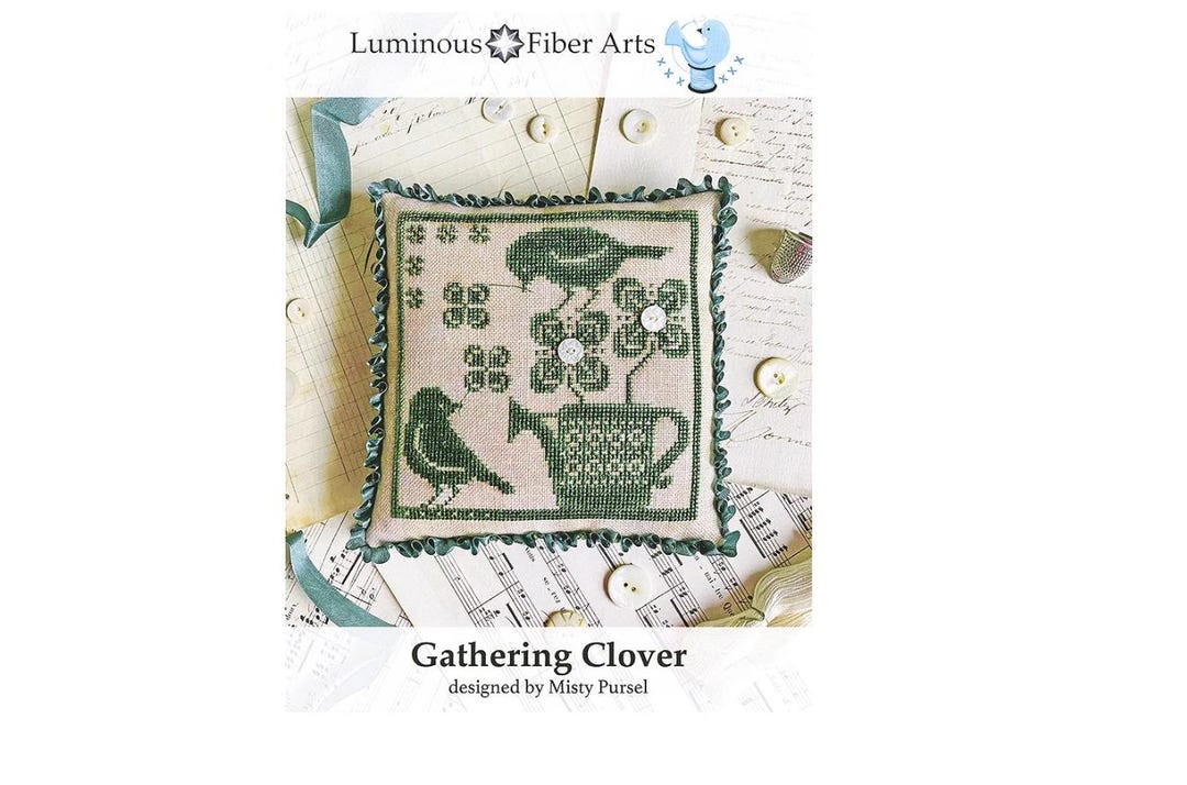 Gathering Clover Cross Stitch Pattern - Misty Pursel - Luminous Fiber ...