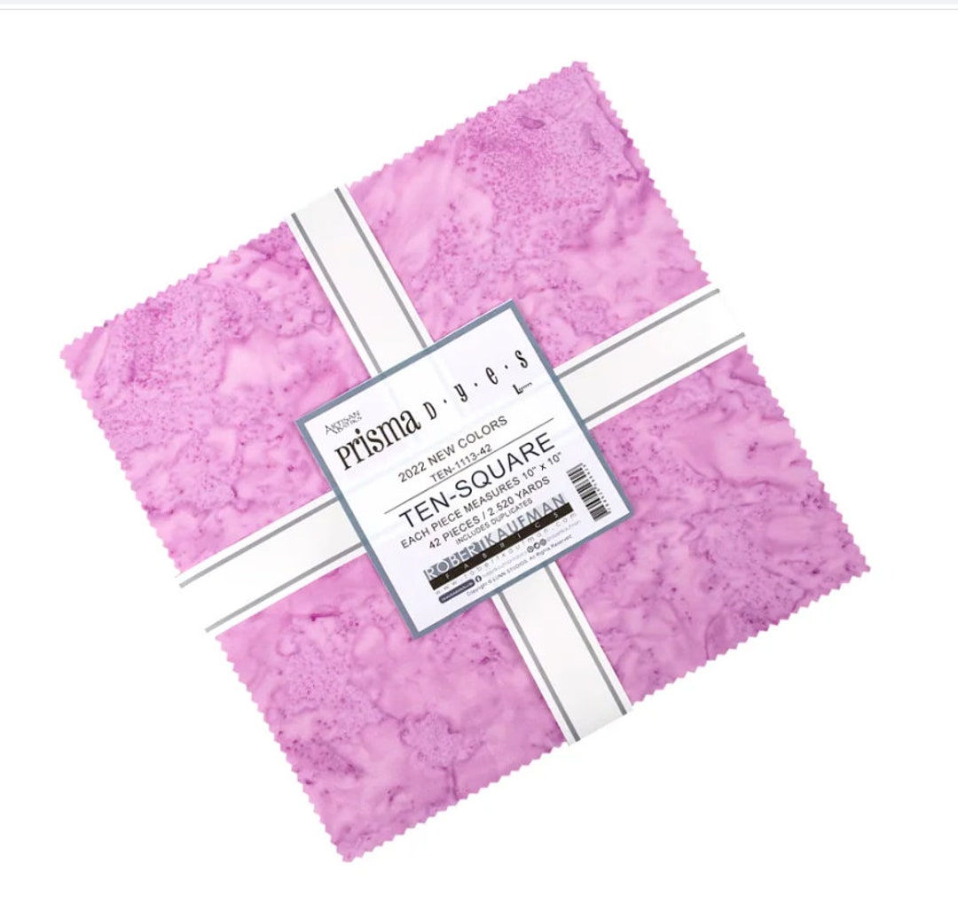Prisma Dyes Batiks Layer Cake 42/pkg. by Lunn Studio for - Etsy