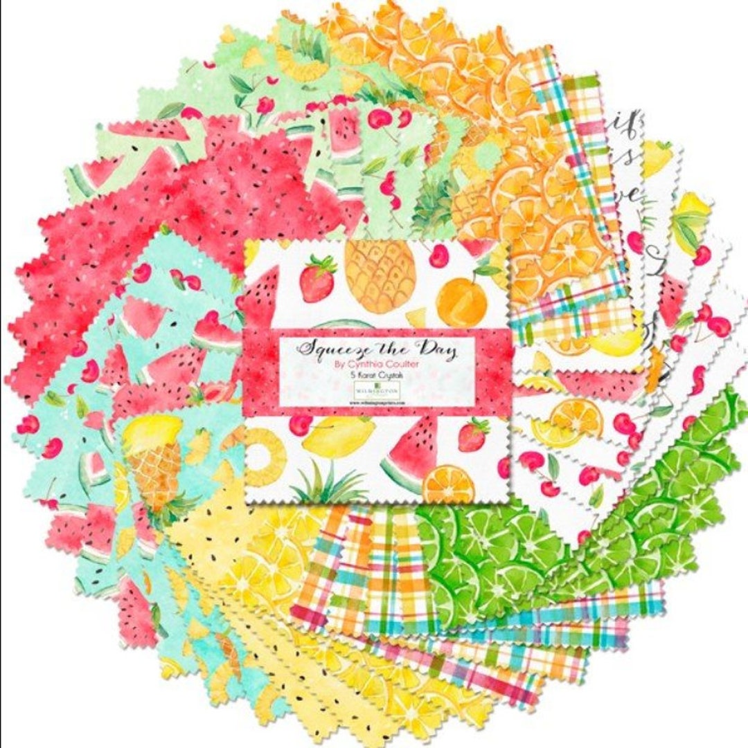 Squeeze the Day Charm Pack 42/pkg. - Cynthia Coulter - Wilmington ...