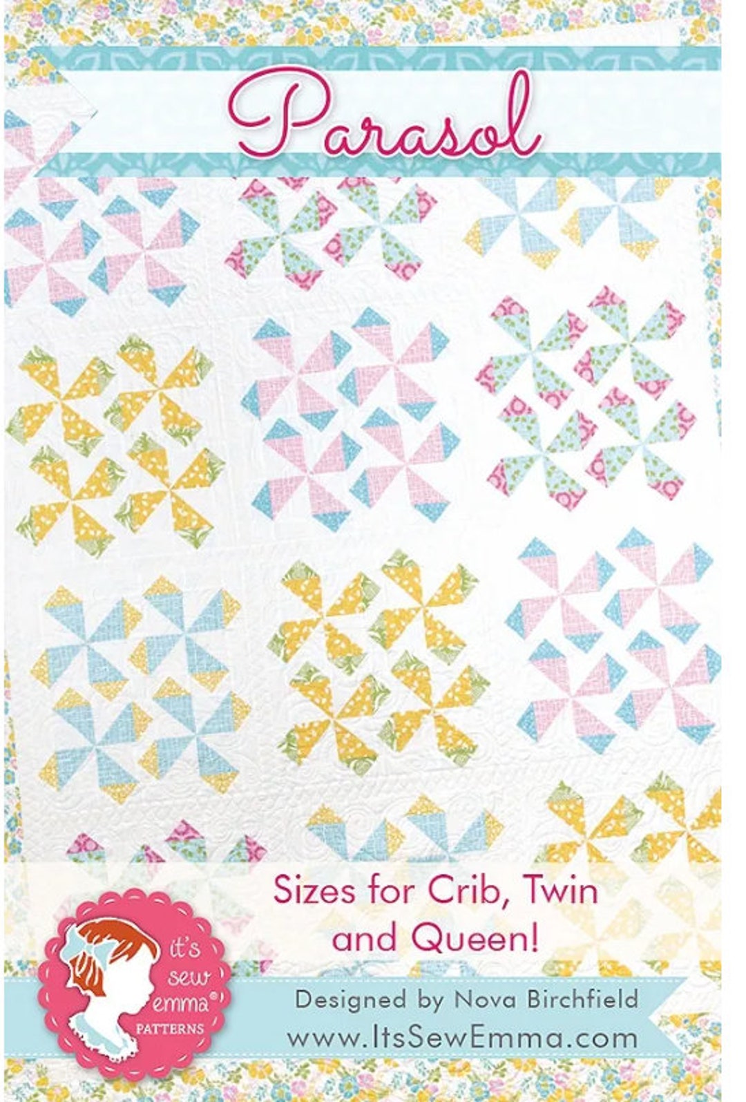 Parasol Quilt Pattern - Nova Birchfield - It's Sew Emma - Etsy