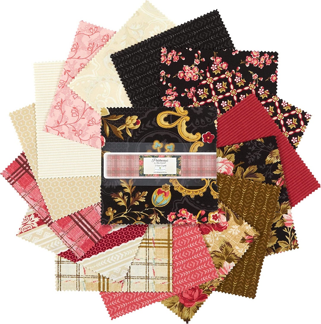 Pathways 5 Karat Crystals Charm Pack 42/pkg. by Kaye England for ...