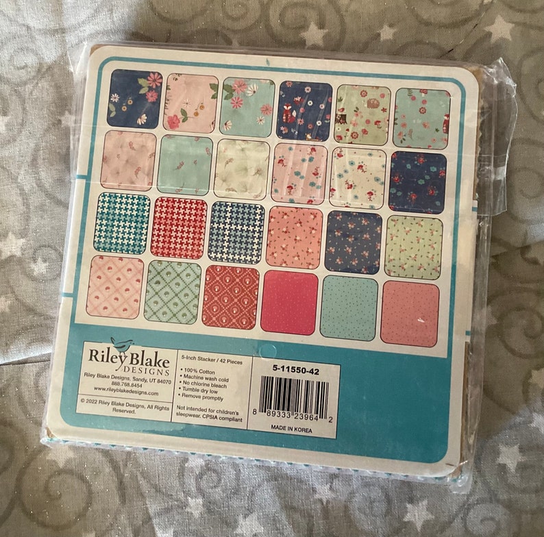 Enchanted Meadow Charm Pack 42/pkg. by Beverly Mccullough for Riley ...