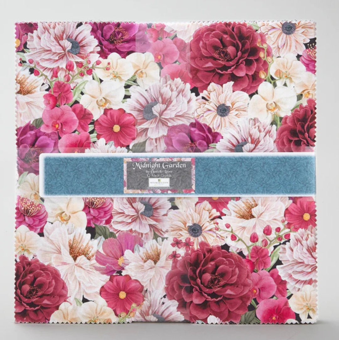 Midnight Garden Layer Cake 42/pkg. - Danielle Leone - Wilmington Prints ...