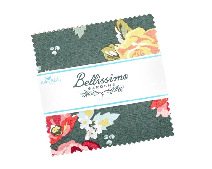 Bellissmo Gardens Charm Pack 42/pkg - My Mind's Eye - Riley Blake ...