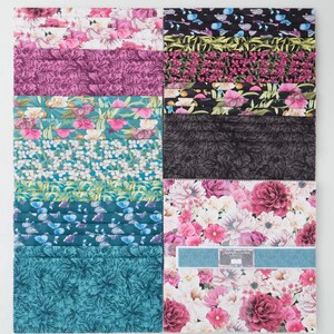 Midnight Garden Layer Cake 42/pkg. - Danielle Leone - Wilmington Prints ...