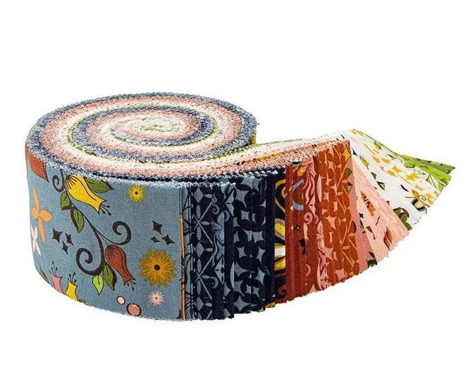 Pop of Red Jelly Roll 40/pkg. - Fabric Editions - Etsy