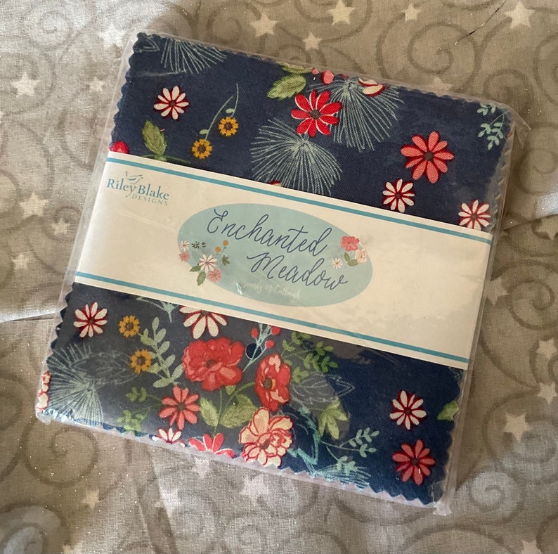 Enchanted Meadow Charm Pack 42/pkg. by Beverly Mccullough for Riley Blake Designs - Etsy