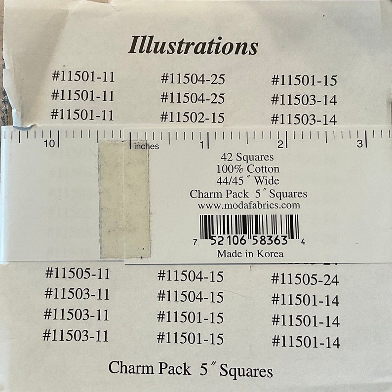 Illustrations Charm Pack 42/pkg. Made by Moda by Alli K Design ...