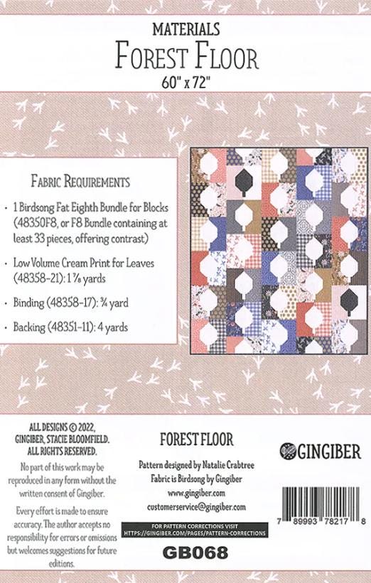 Forest Floor Quilt Pattern Gingiber - Etsy