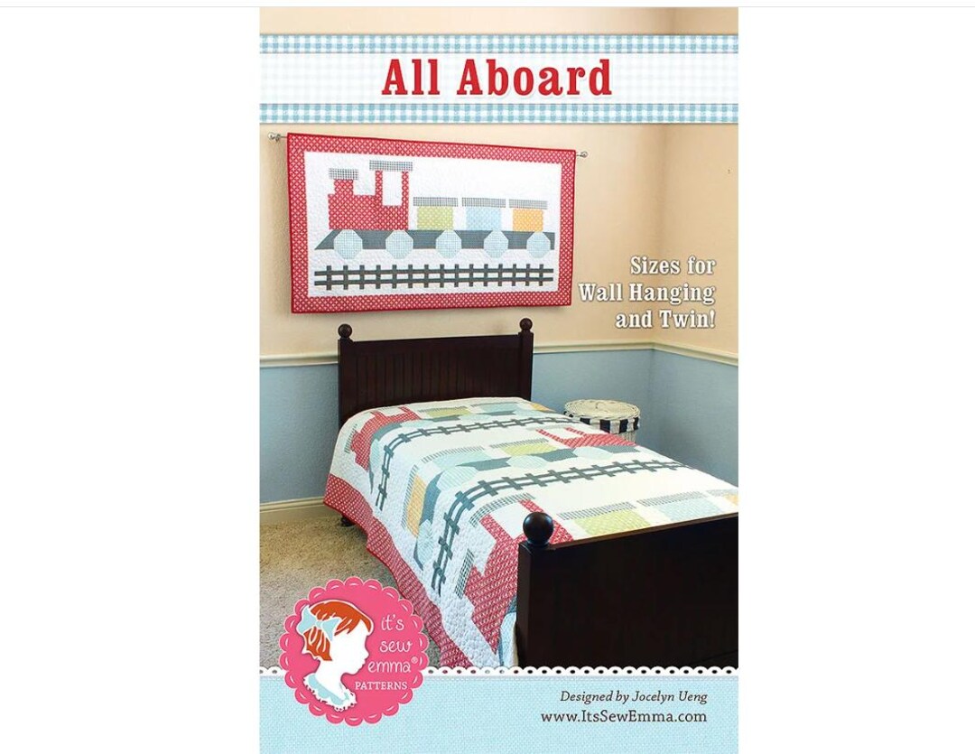 All Aboard Quilt Pattern It's Sew Emma - Etsy