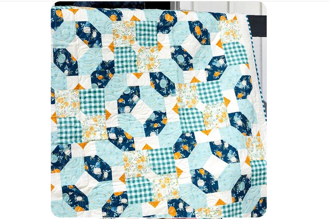 Autumn Skies Quilt Pattern - It's Sew Emma - Etsy