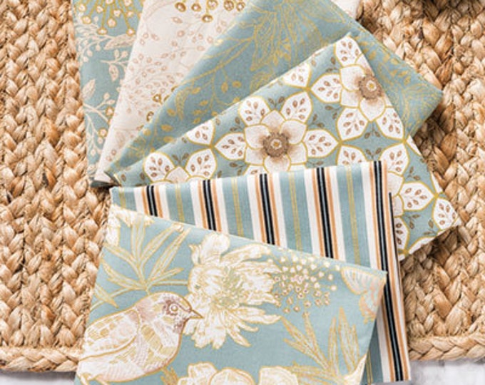 Kensington Park Fat Quarter 6/pkg. by Deborah Edwards for Northcott ...