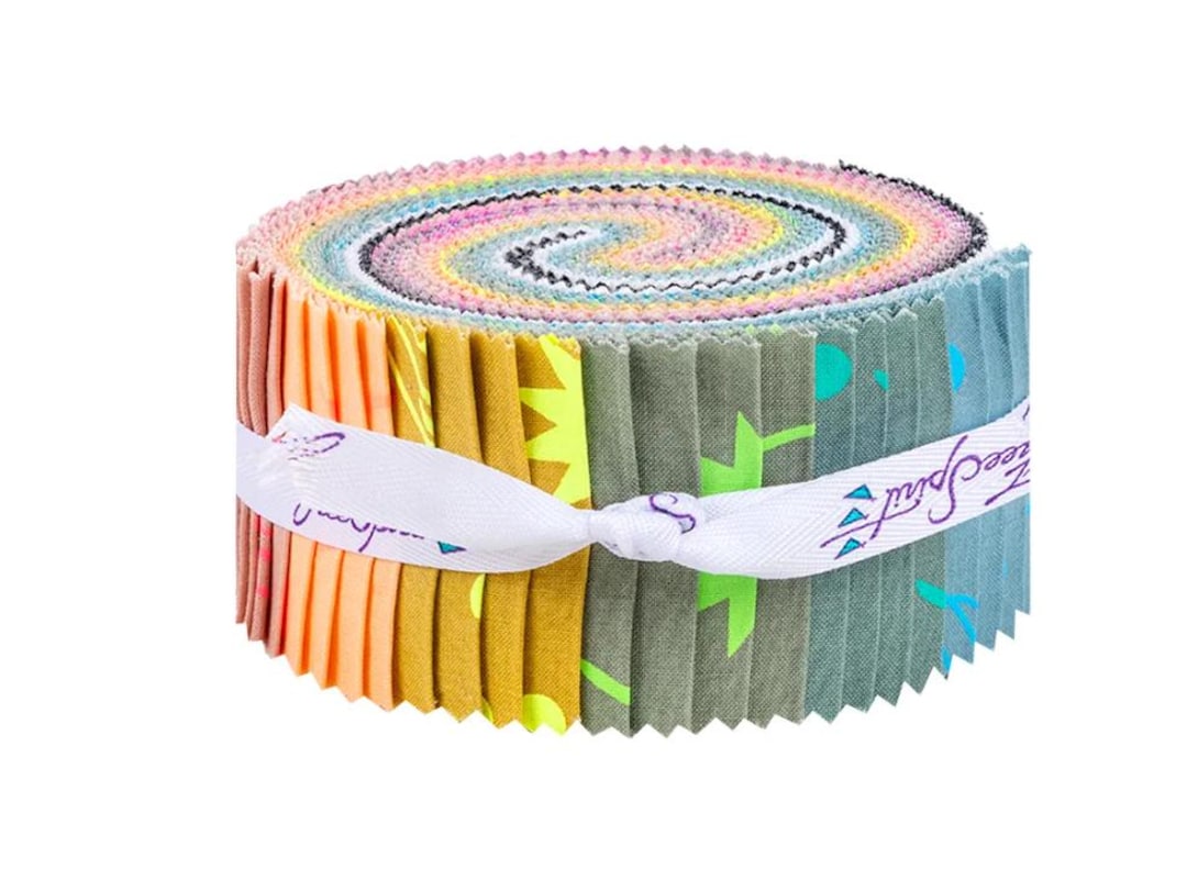 True Colors Fairy Flakes Jelly Roll 40/pkg. -tula Pink - Freespirit ...