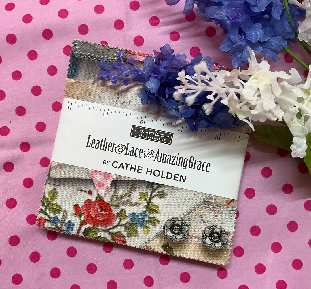 Leather & Lace and Amazing Grace Charm Pack 42/pkg. by Cathe Holden for ...