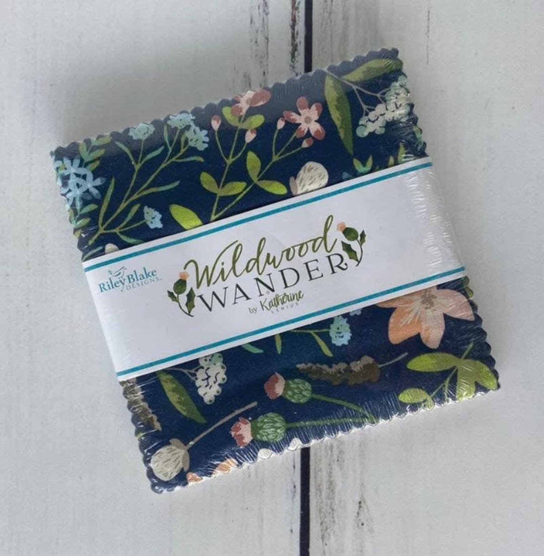 Wildwood Wander Charm Pack 42/pkg. by Katherine Lenius for Riley Blake ...