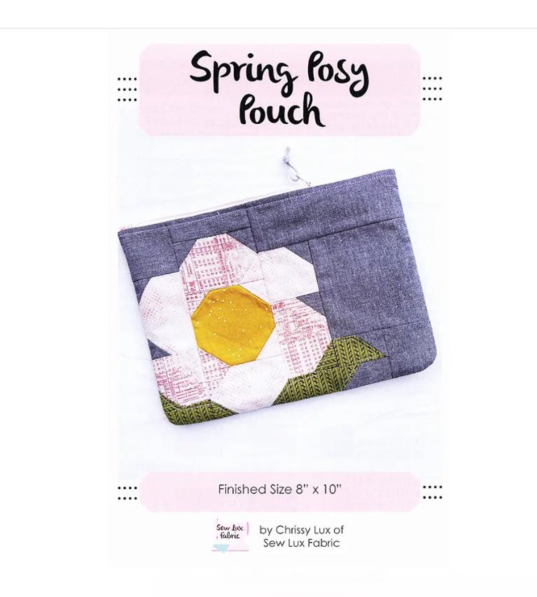 Spring Posy Pouch Sewing Pattern - Sew Lux Fabric - Etsy