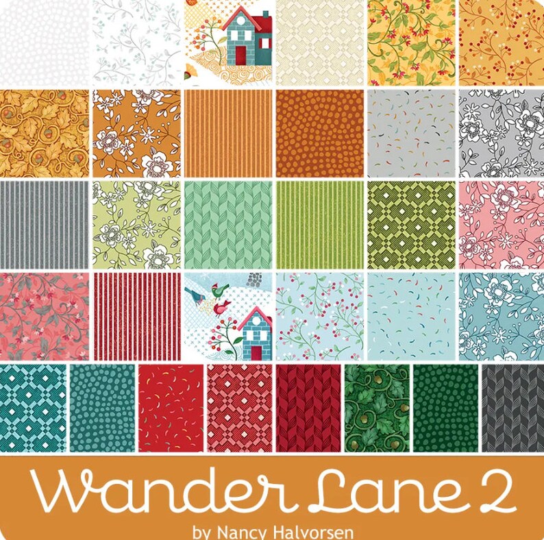 Wander Lane 2 Jelly Roll 40/pkg. by Nancy Halvorsen for Benartex ...