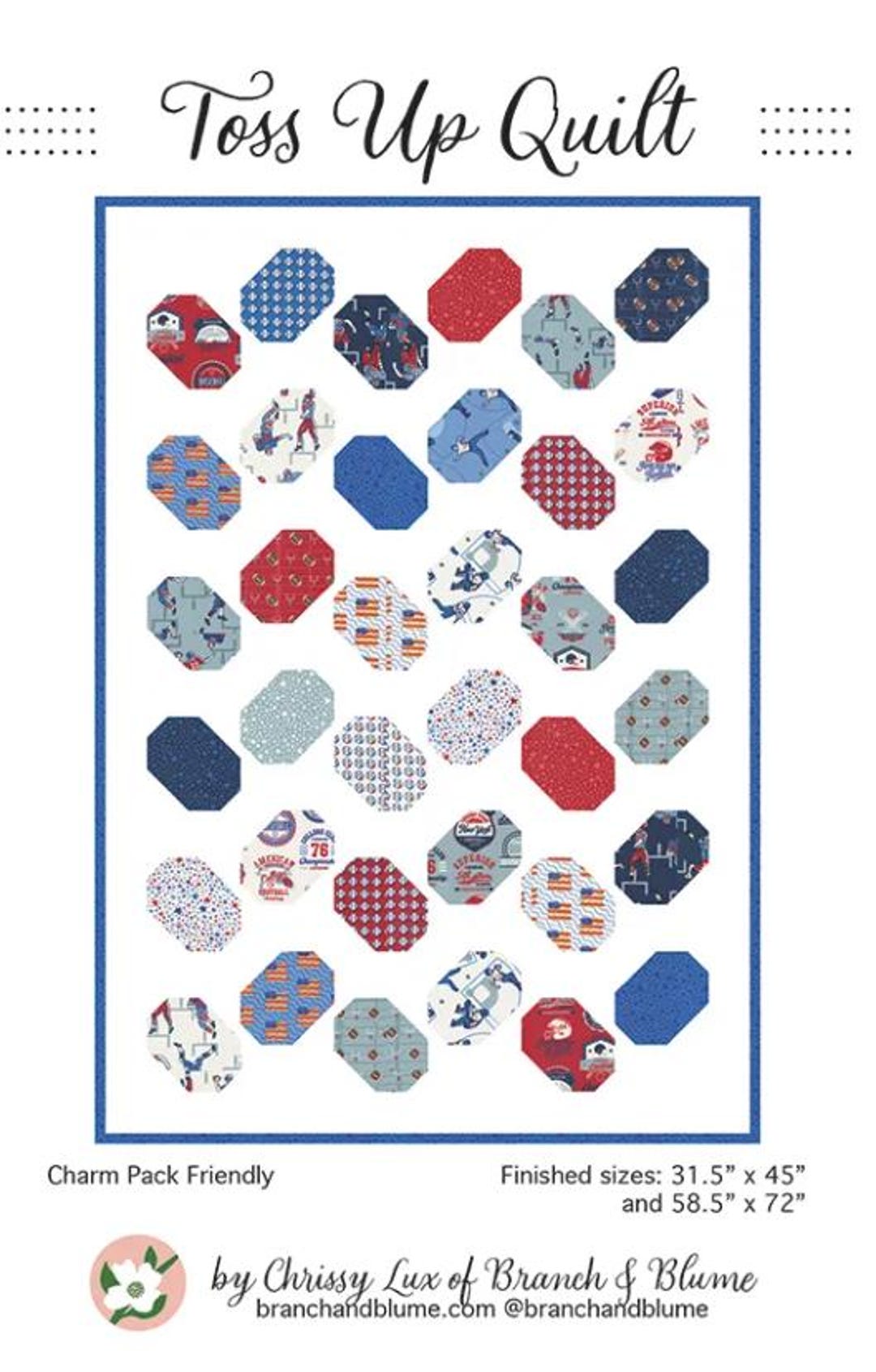 Toss up Quilt Pattern - Branch and Blume - Etsy