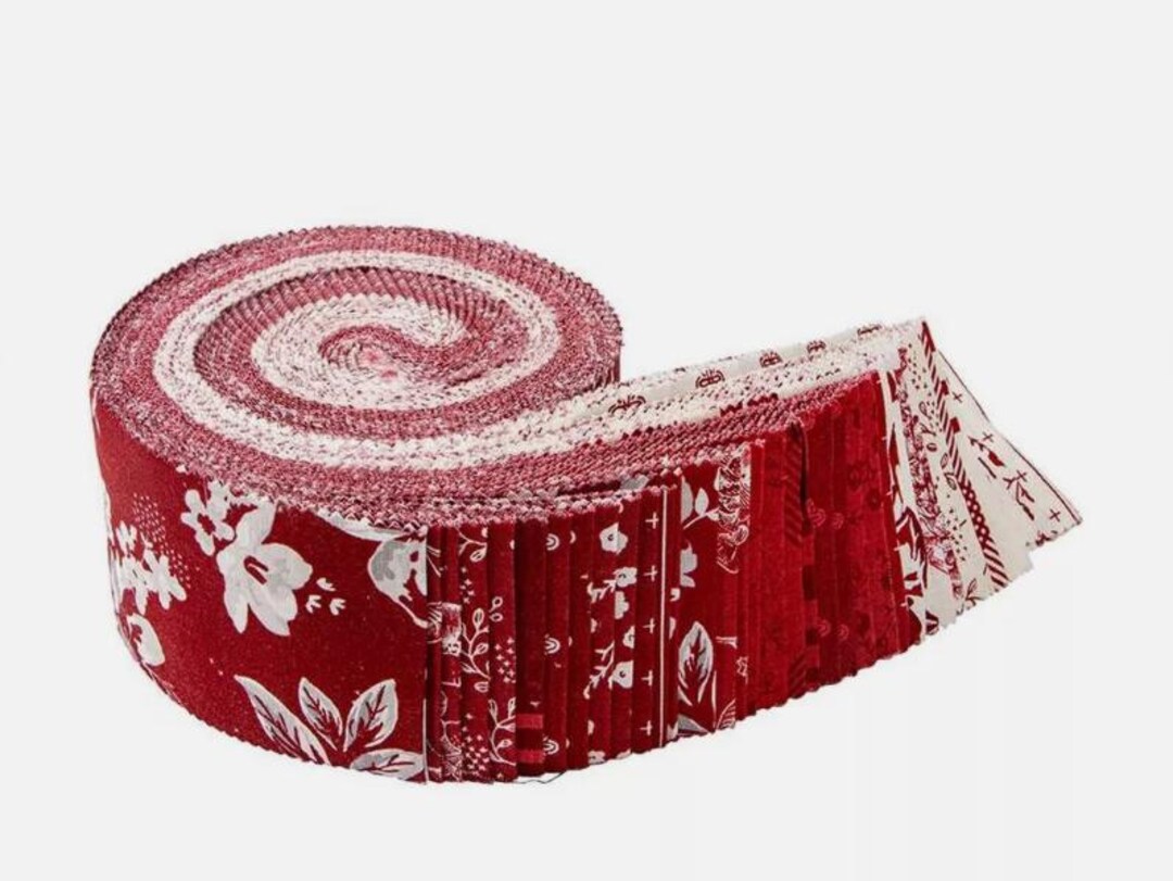 Heirloom Red Jelly Roll 40/pkg. Rachel Erickson Riley Blake Designs - Etsy