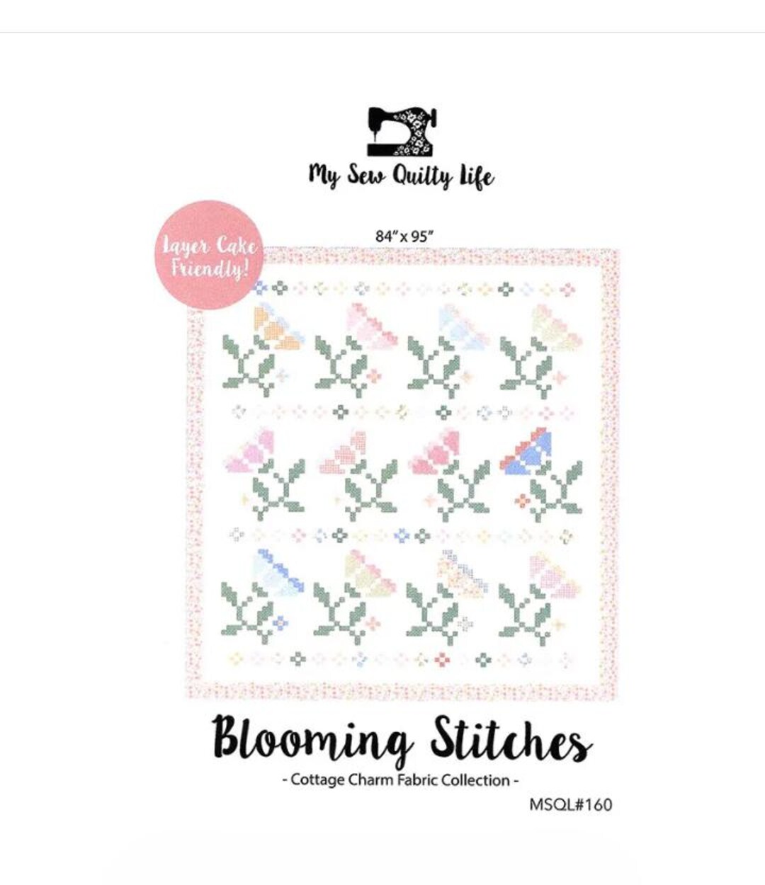 Blooming Stitches Quilt Pattern - My Sew Quilty Life - Etsy