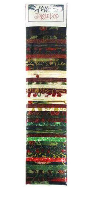 2022 Gold Jingle Pops Jelly Roll 40/pkg. by Hoffman Fabrics - Etsy