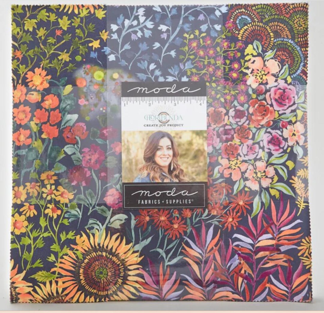 Floribunda Layer Cake 42/pkg. - Create Joy Projects - Moda Fabrics - Etsy