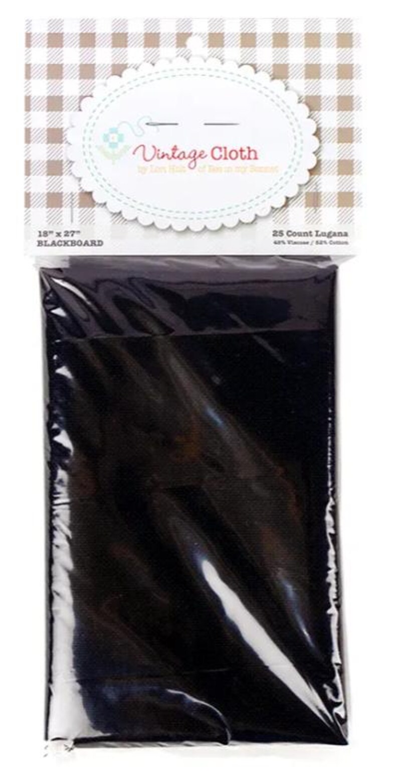 Blackboard 25 Count Lugana 18 X 27 Vintage Cross Stitch Cloth Holt ...