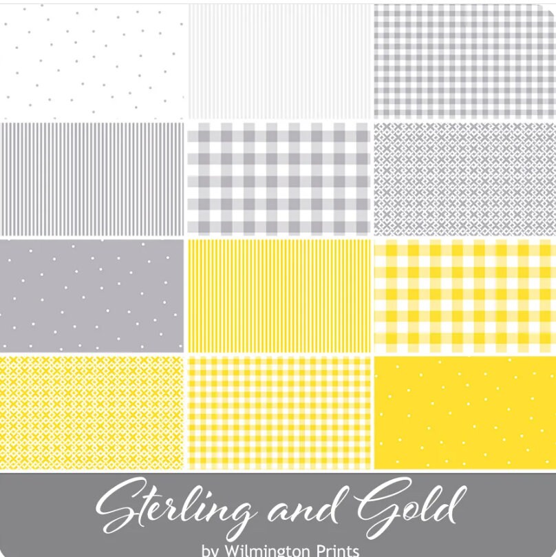 Sterling and Gold Jelly Roll - Wilmington Prints - Etsy