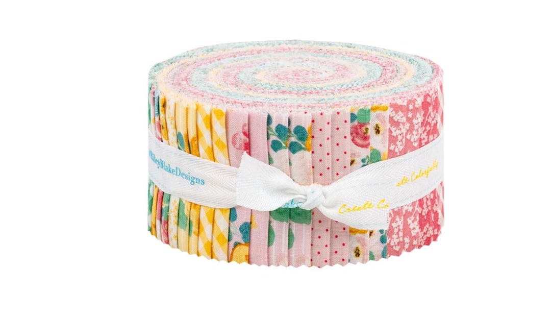 Spring Gardens Jelly Roll 40/pkg. -my Mind's Eye - Riley Blake Designs ...