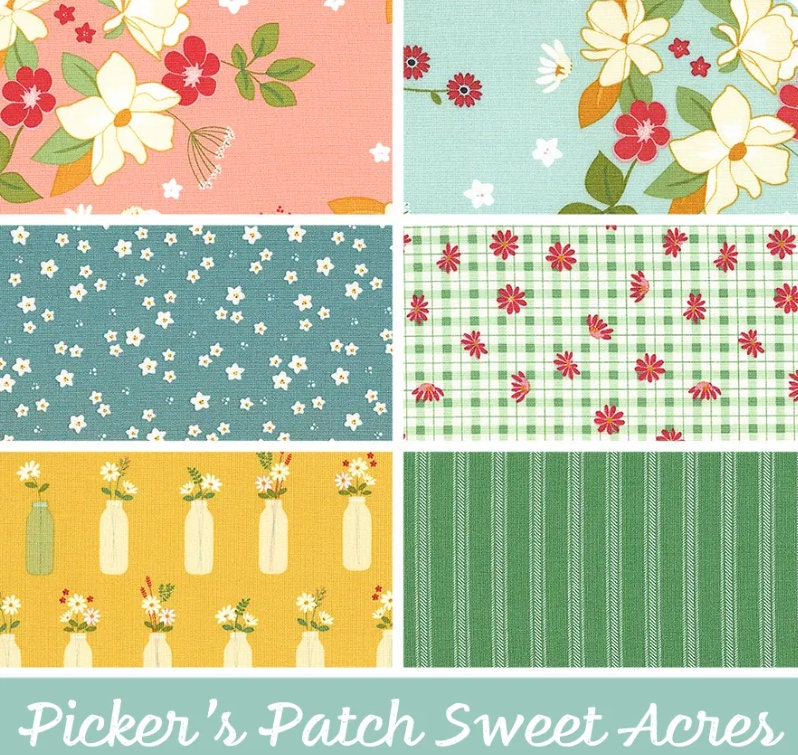 Picker's Patch Sweet Acres Fat Quarter Bundle by Beverly Mccullough for ...